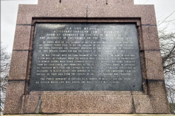 James Thomson Monument | Visit Forres
